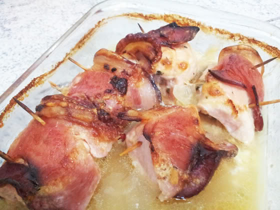 Receita - Filé de Frango com Bacon e Queijo